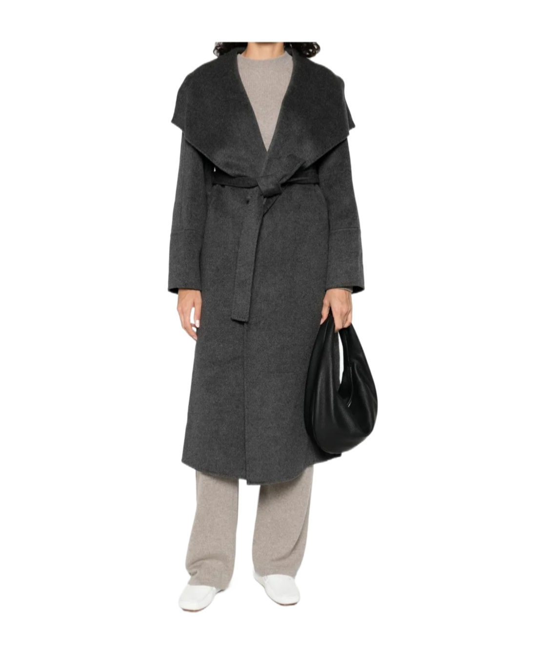 SOFT GOAT Soft Goat Long-Sleeved Belted Coat